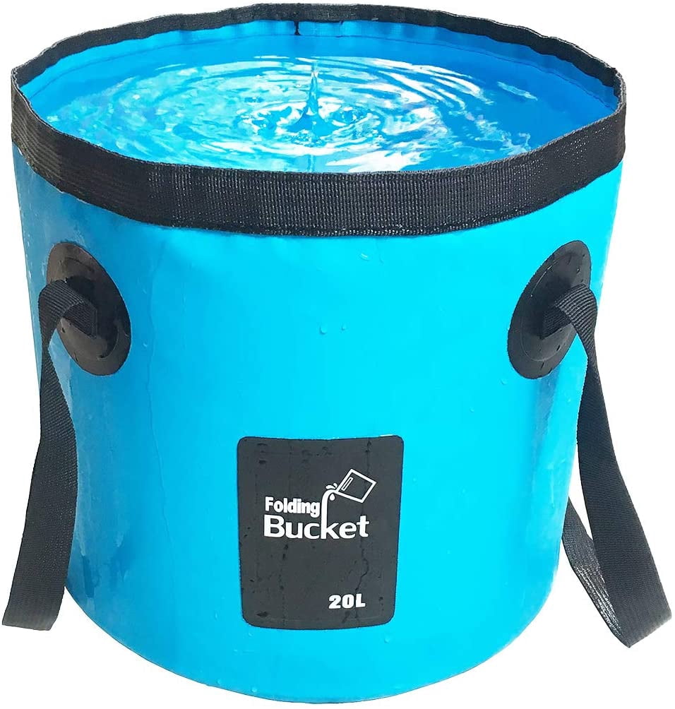 Collapsible 5 Gallon Multifunctional Portable Fishing Bucket - Wash ...