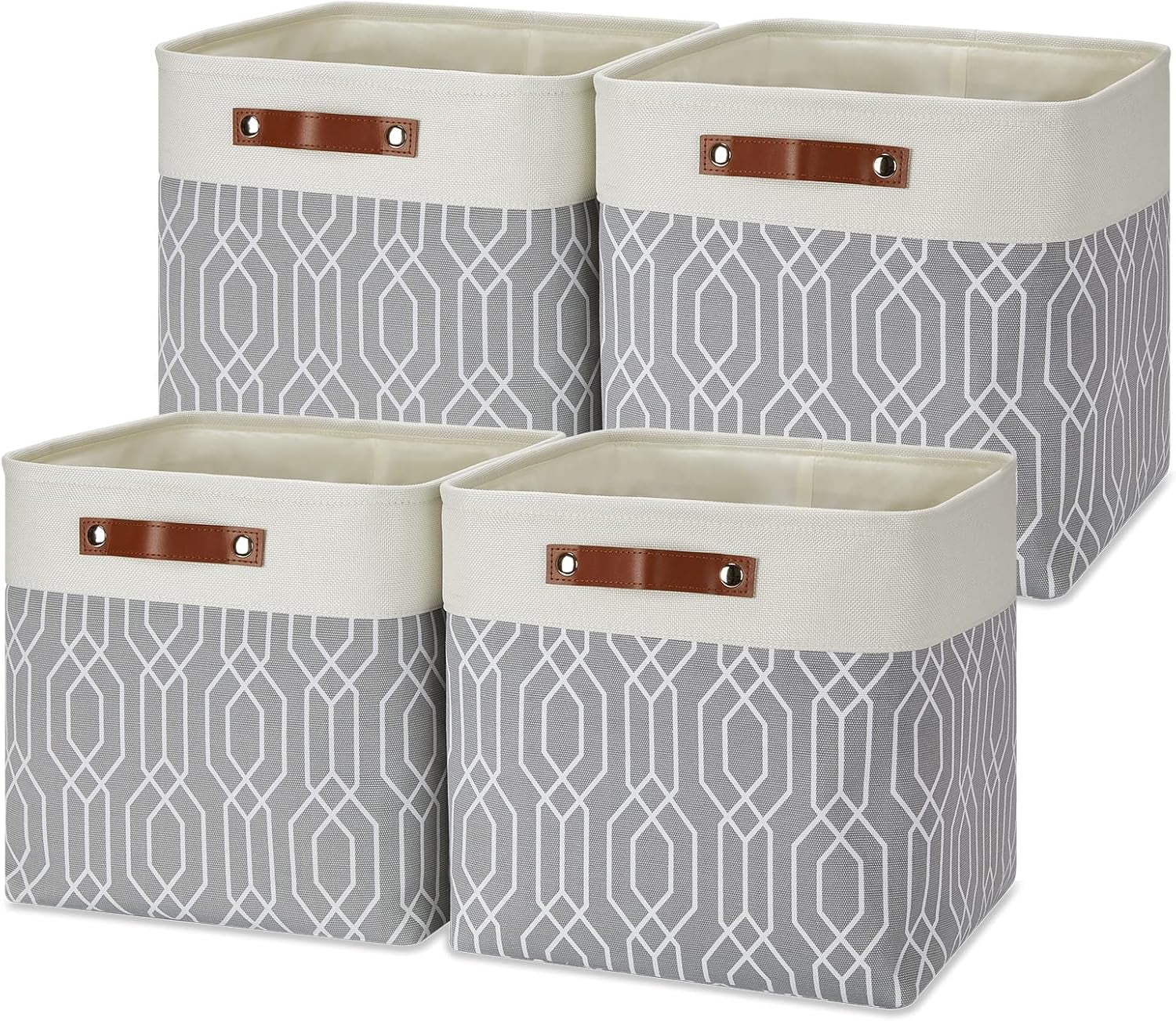 Collapsible Baskets 13 Inch Storage Cubes for Organizing, Storage ...