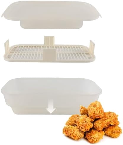 Collapsible Batter Bowl - Mess Free Breading Shaker Container - Great ...