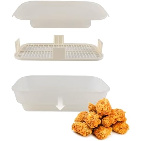 Collapsible Batter Bowl - Mess Free Breading Shaker Container - Great ...