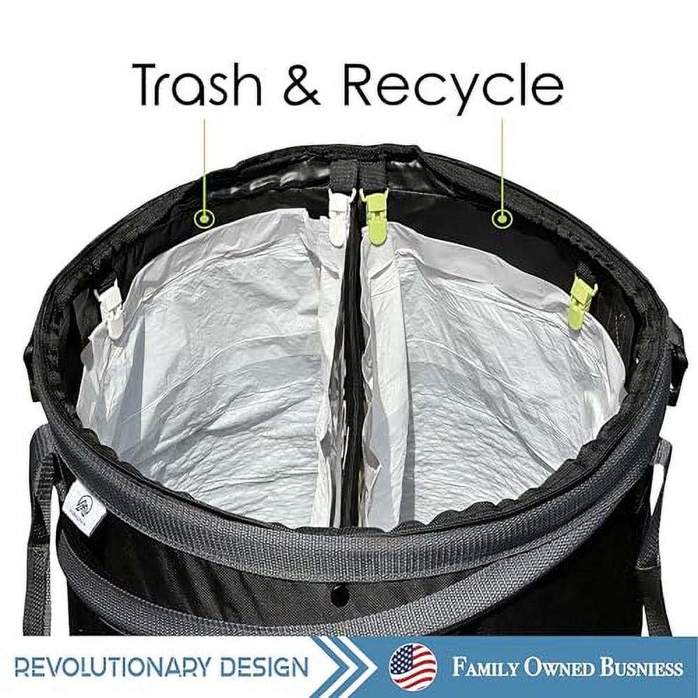 Collapsible Bin Trash & Recycle/Utility, Perfect for Camping, Laundry ...