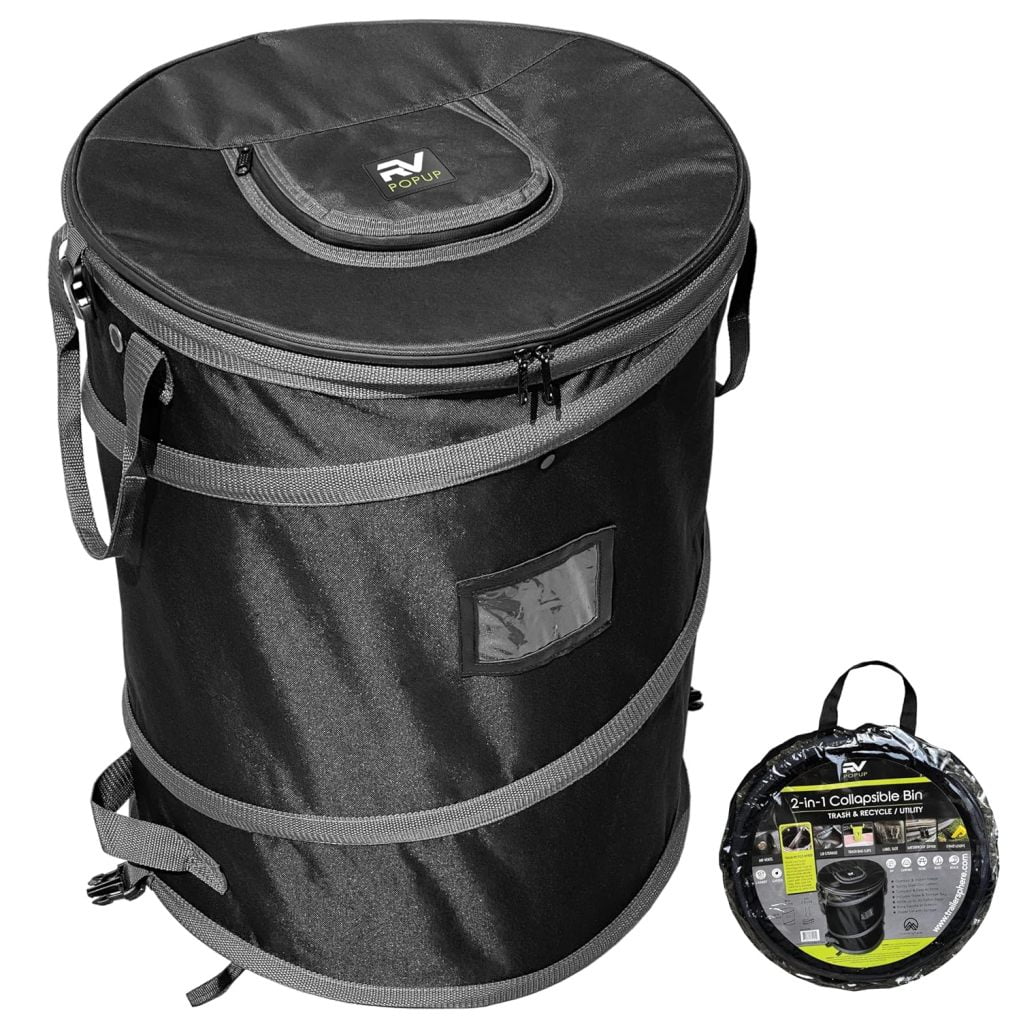 Collapsible Bin Trash & Recycle/Utility, Perfect for Camping, Laundry ...