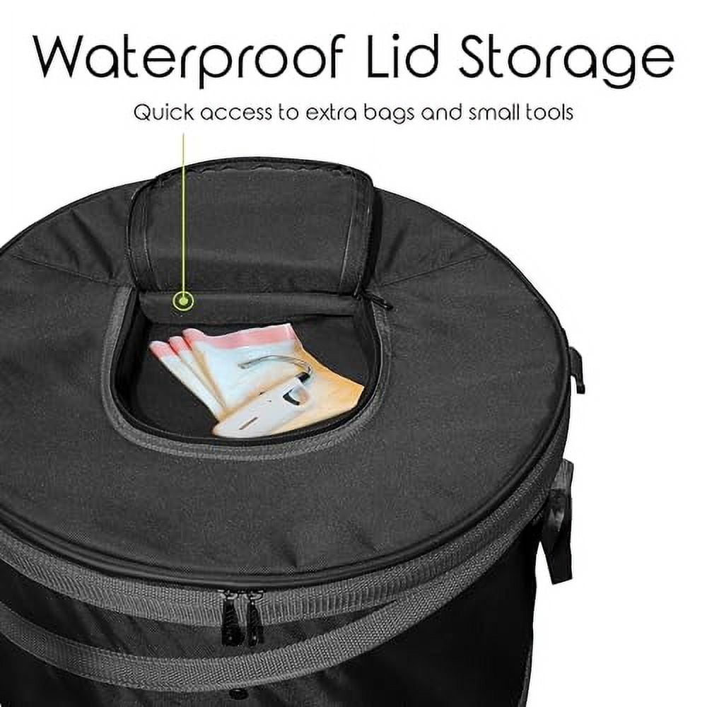 Collapsible Bin Trash & Recycle/Utility, Perfect for Camping, Laundry ...