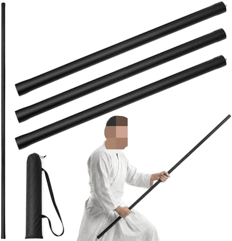 Collapsible Bo Staff 4ft & 6ft - Foam-padded Martial Arts Training ...