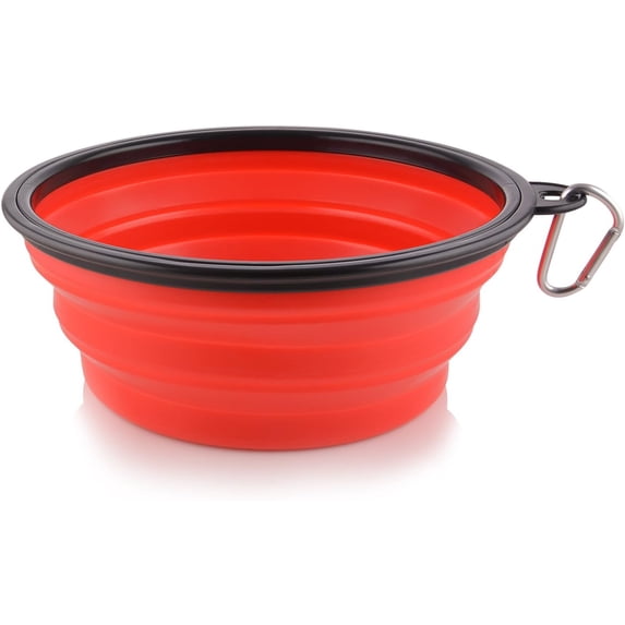 Collapsible Bowl, 3L XL Travel Bowl, Foldable Travel Water Dish, 102oz ...