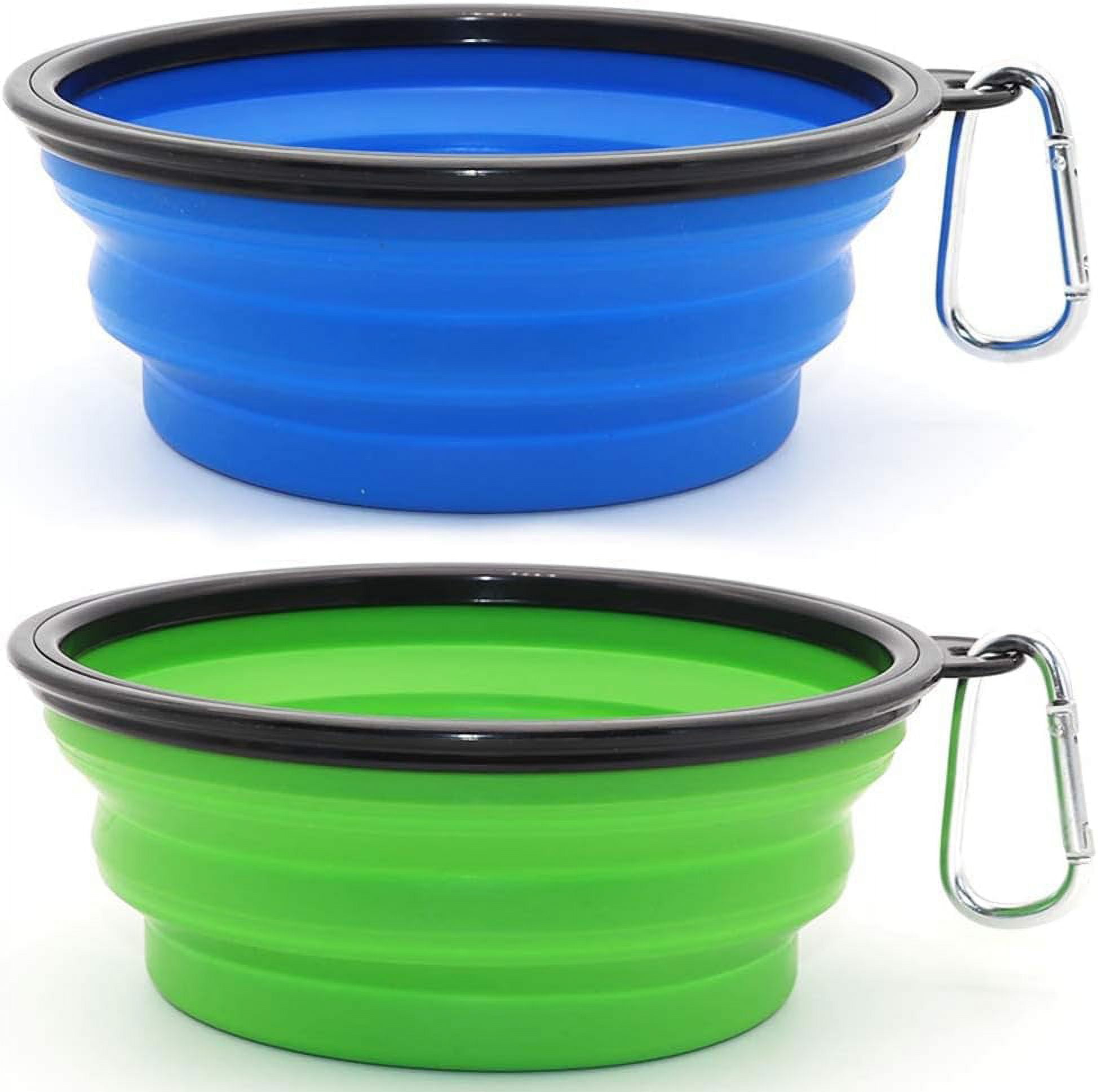Collapsible Bowls, 2 Pack Water Bowls for Cats Dogs, Portable Pet ...