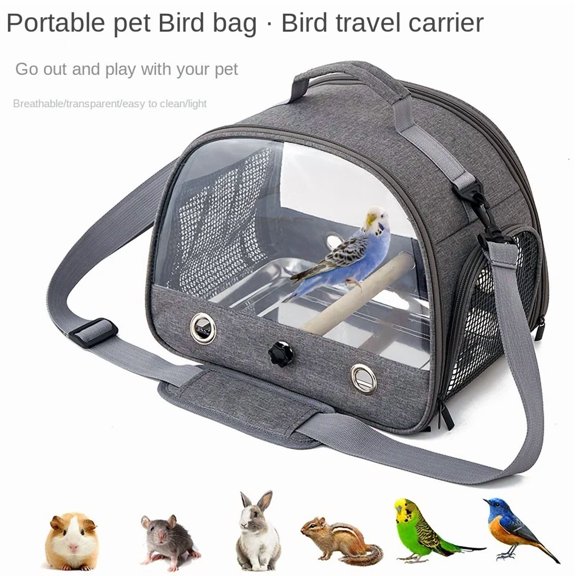 Caitec Featherland Paradise Perch N Go Bird Carrier - Large - Walmart.com