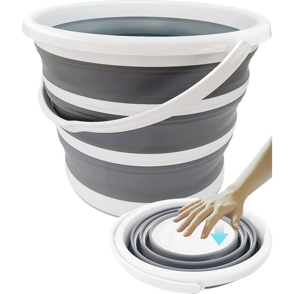 Collapsible Bucket Cleaning Bucket Mop Bucket Folding Foldable Portable ...