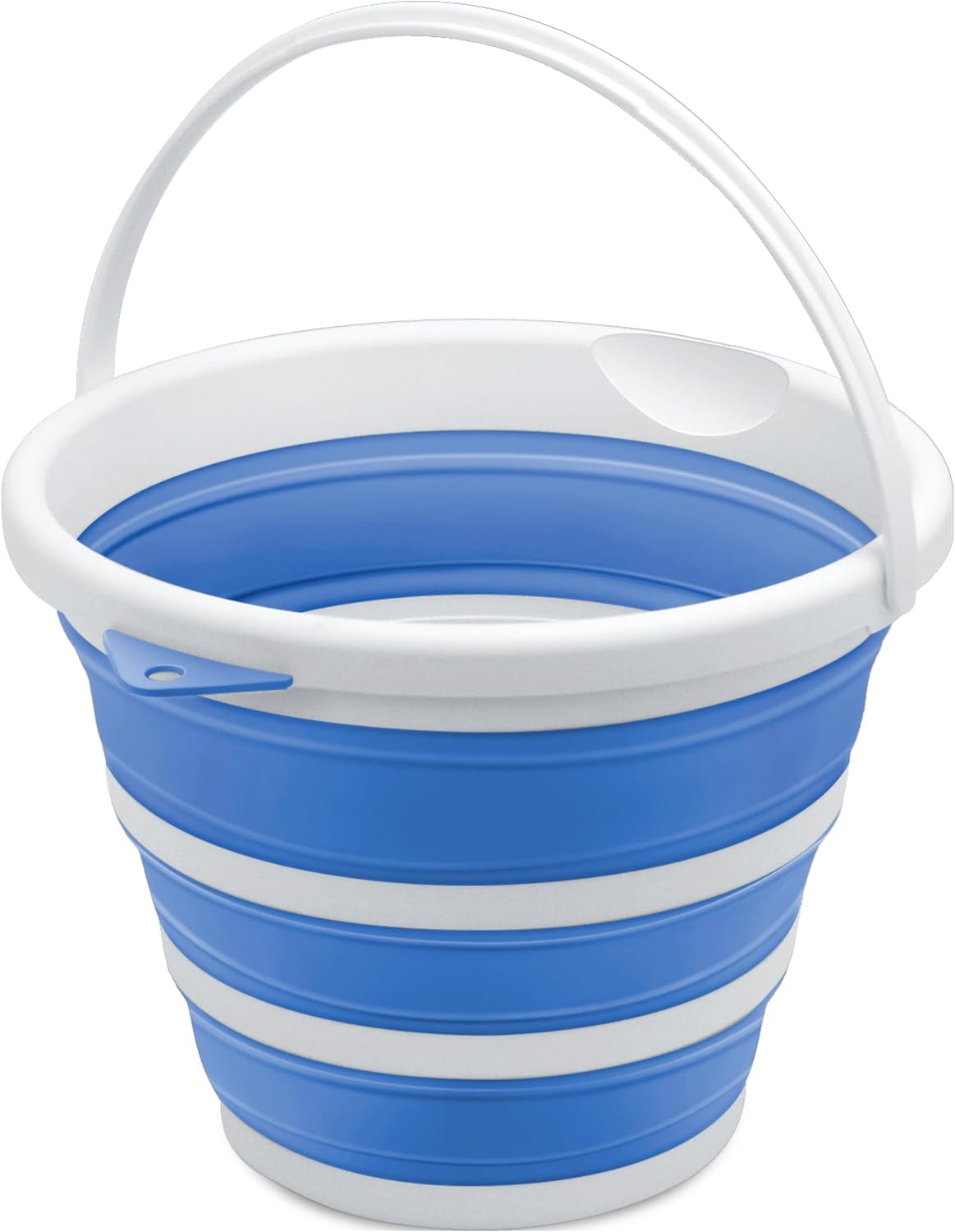 Collapsible Bucket 2.6 Gal/10L, BPA-Free - Space-Saving, Portable ...