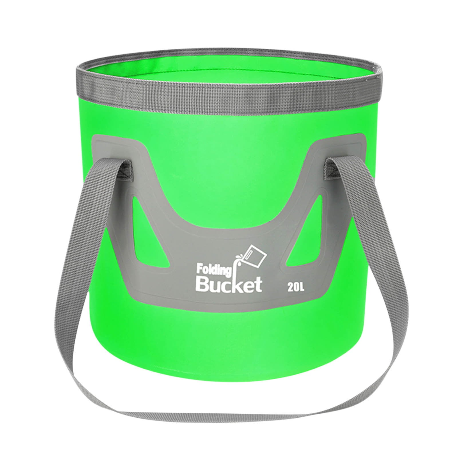 Collapsible Bucket, 5 Gallons Multifunctional Portable Collapsible ...