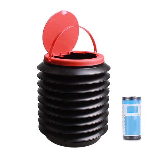Collapsible Bucket Car Trash Can | Folding Water Pail Storage for ...