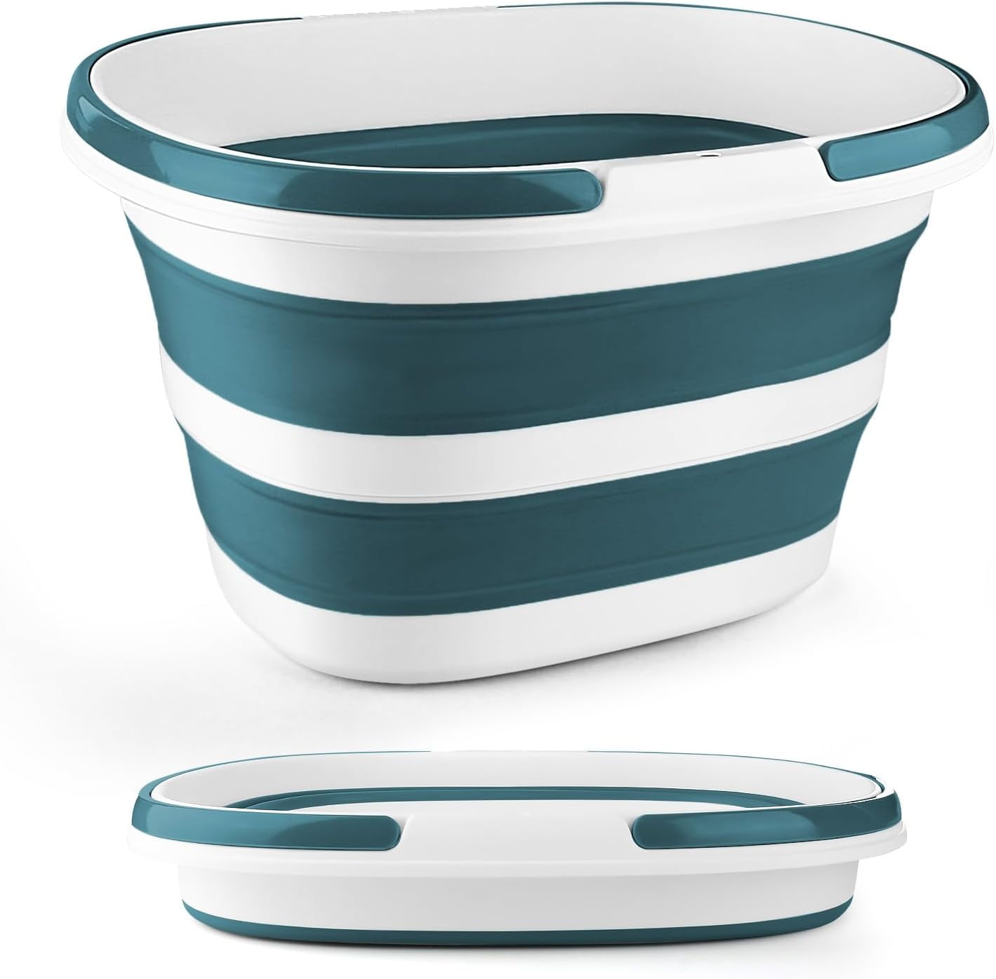 Collapsible Bucket for Cleaning, 4.2 Gallons Mop Bucket with Handle for ...