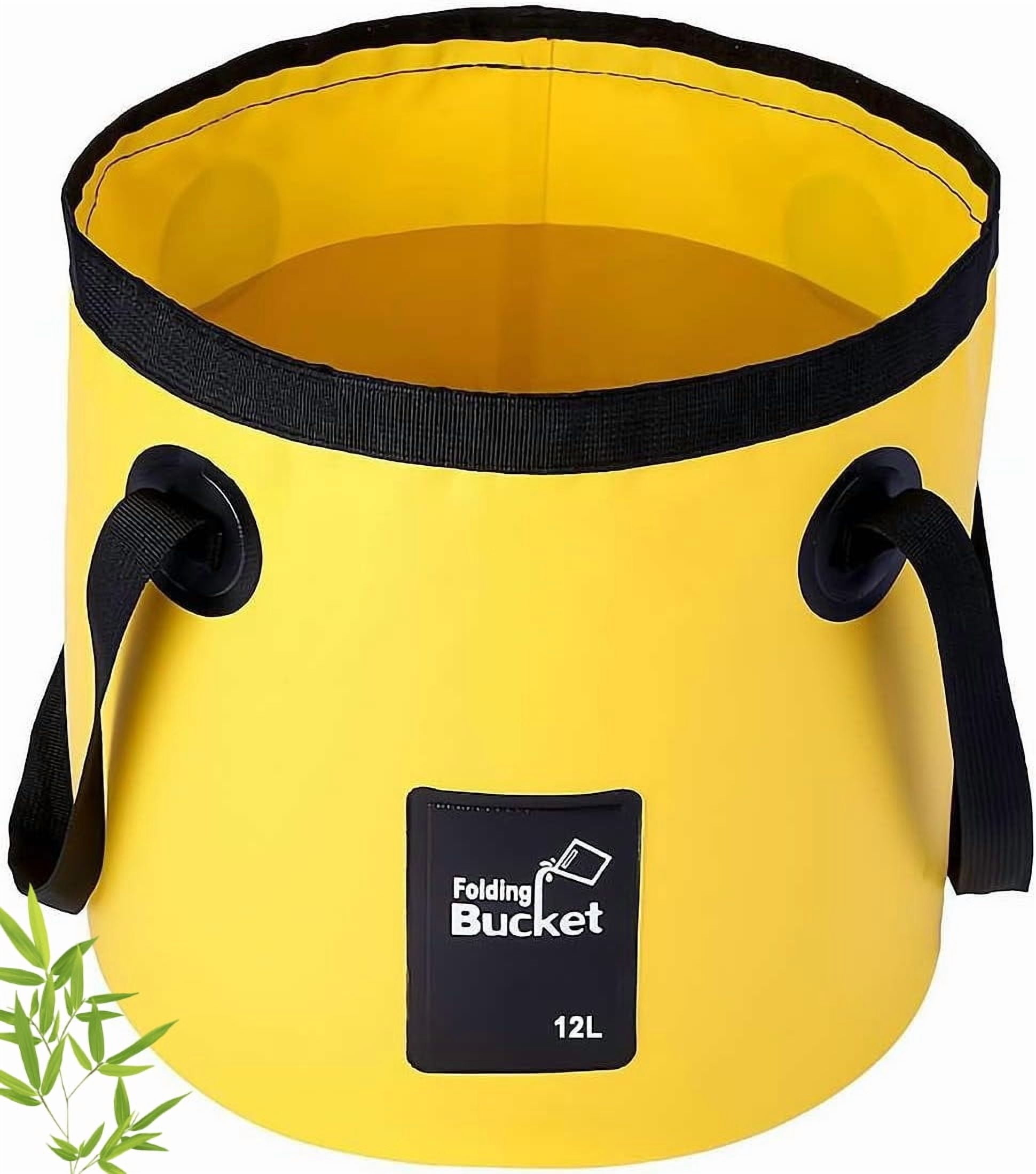 Collapsible Bucket with Handle, Multifunctional Foldable Water ...