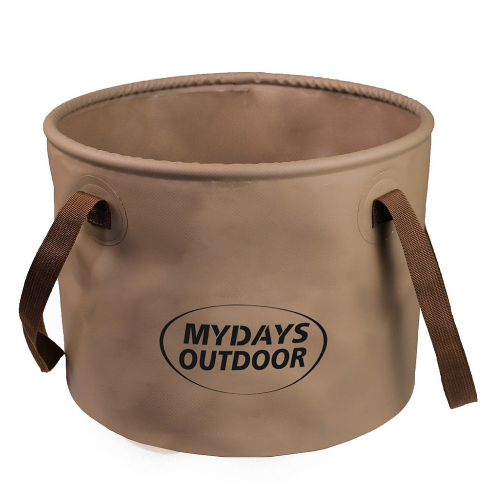 Collapsible Bucket with Handle Portable Folding Bucket Upgraded Ultra ...