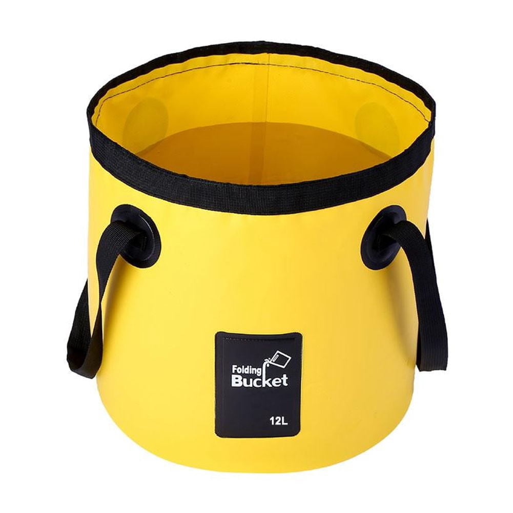 Collapsible Bucket Water Container - Bucket with Handle, 12L Portable ...