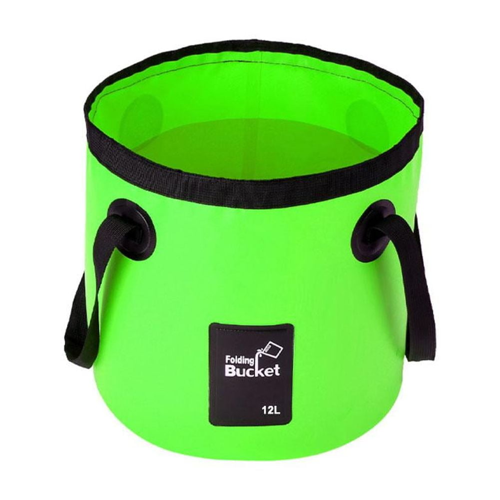 Collapsible Bucket Water Container - Bucket with Handle, 12L Portable ...
