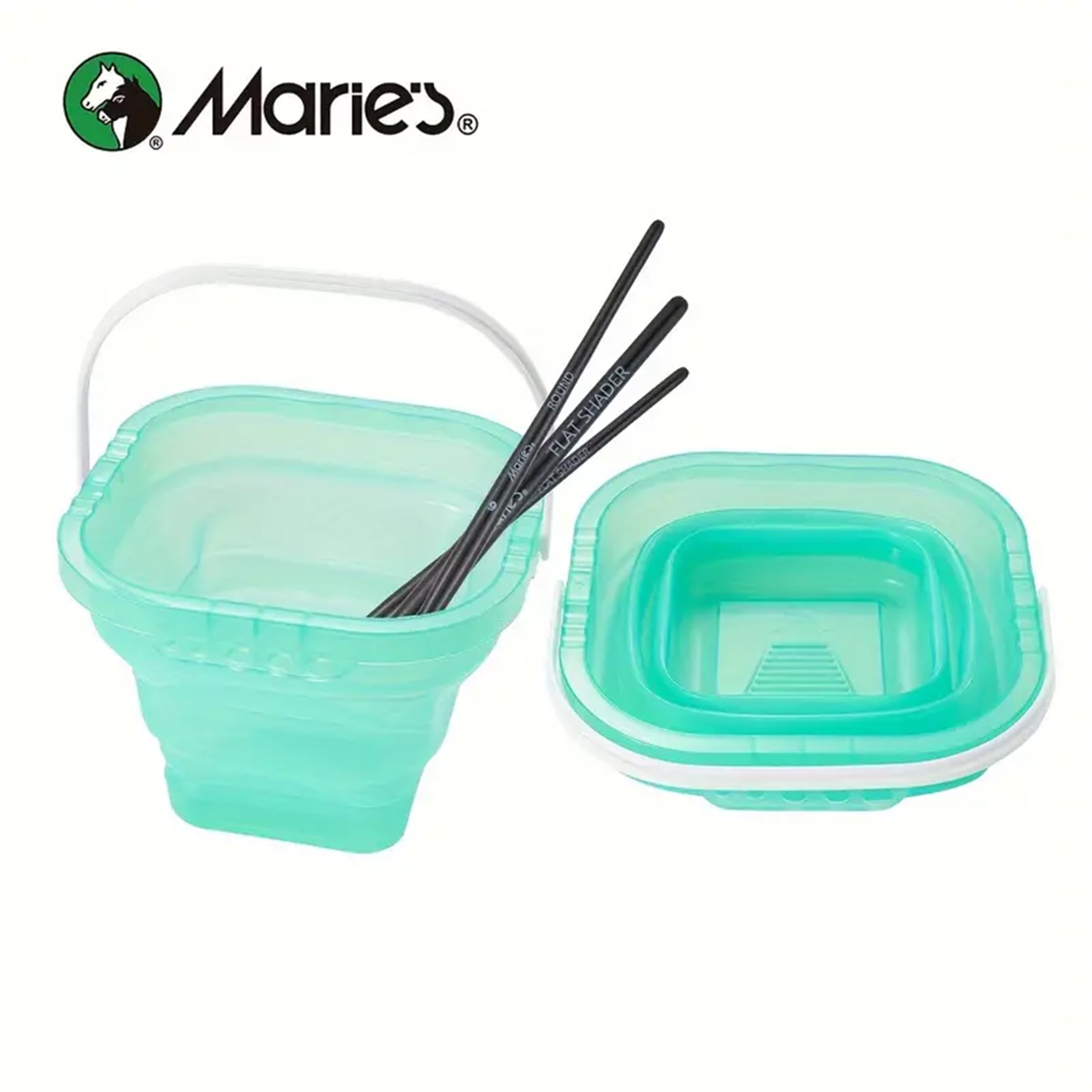 Collapsible Bucket With 0.79 Gallon (3L) Each, Small Plastic Bucket For ...