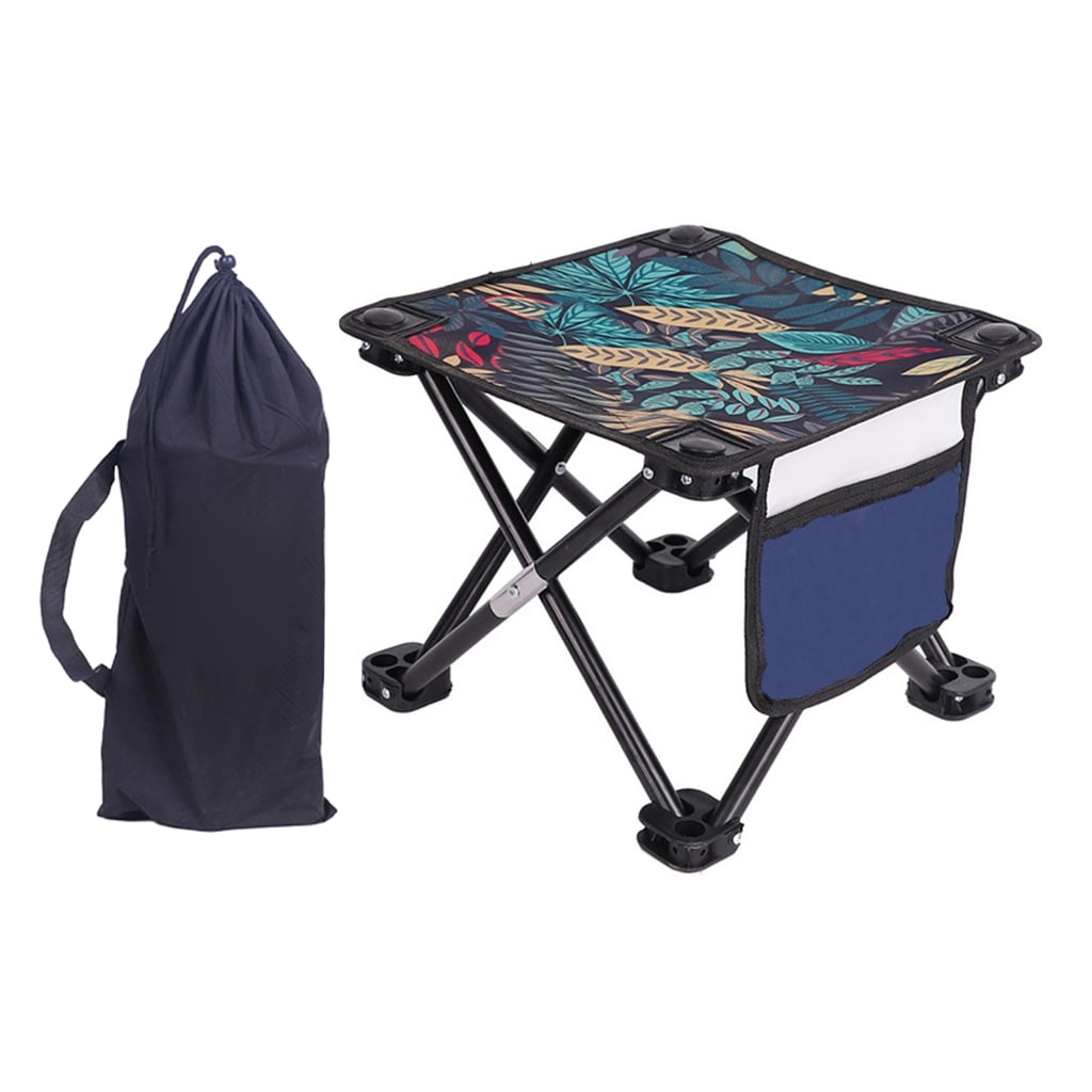 Collapsible Camp Stool Folding Camping Stool Portable Seat Travel ...