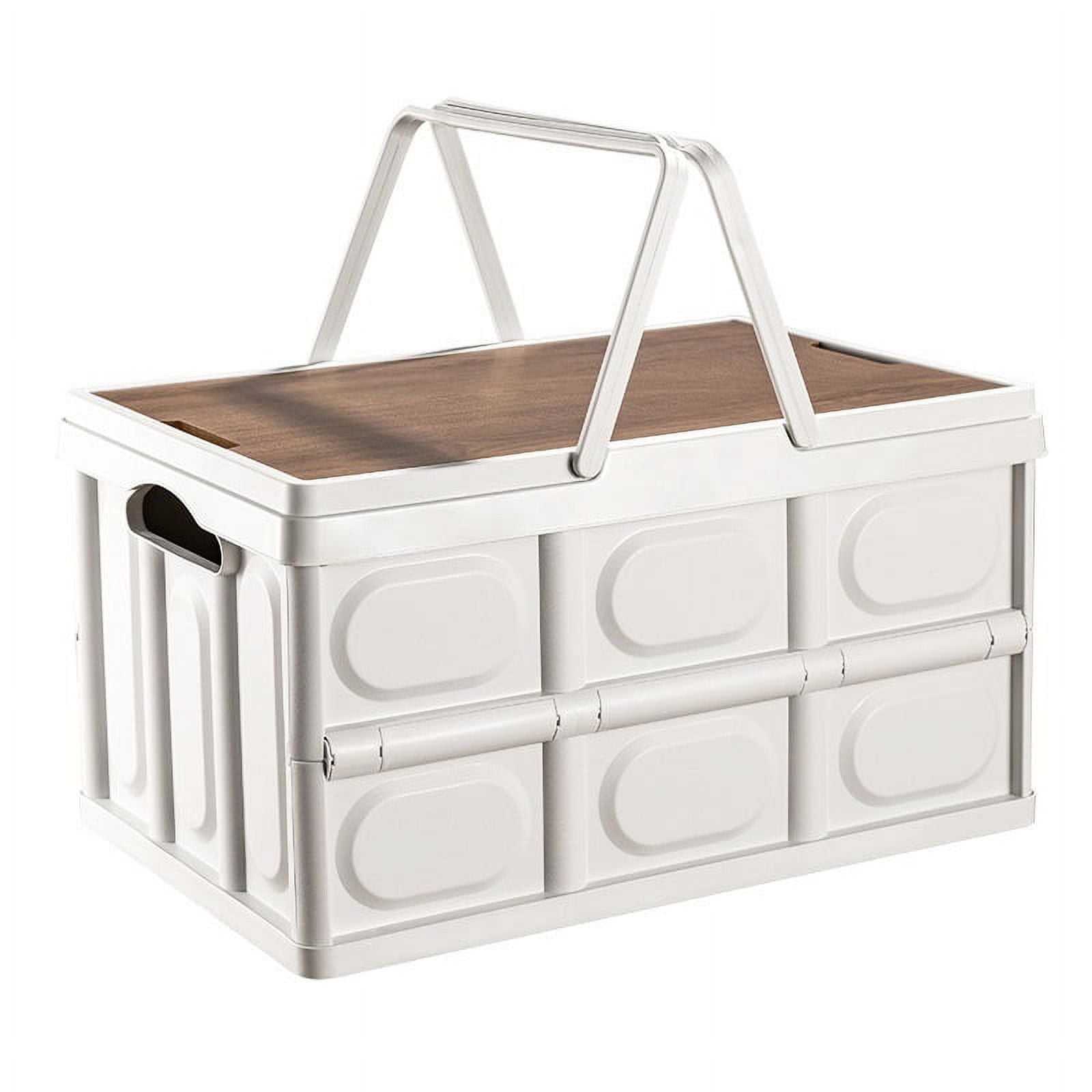 Collapsible Camping Storage Box – Portable Car Trunk Organizer & Picnic ...