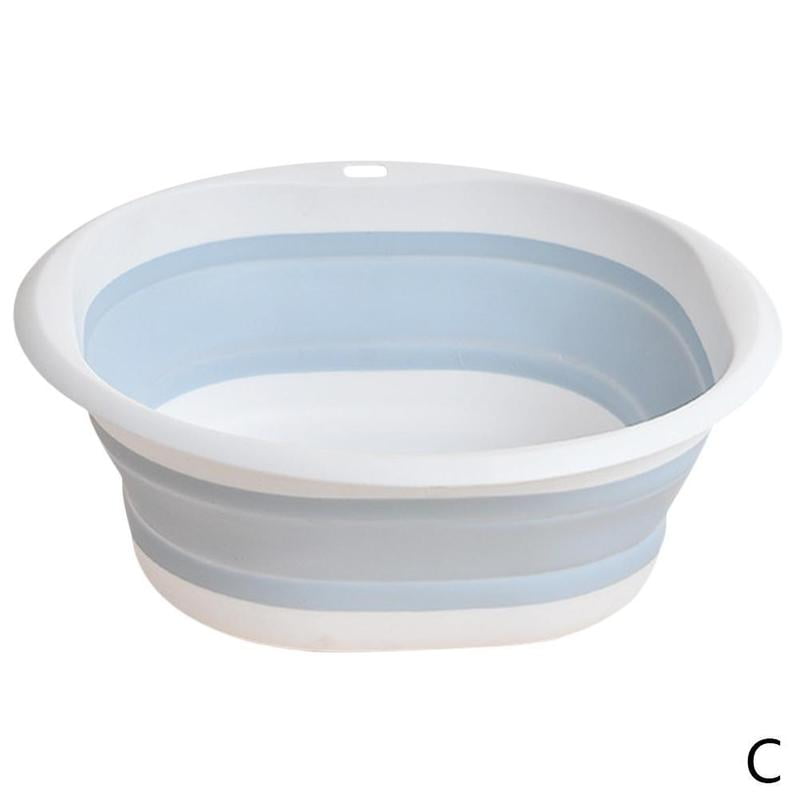 Collapsible Camping Wash Basin Foot Wash Basin Silicone Washbasin ...