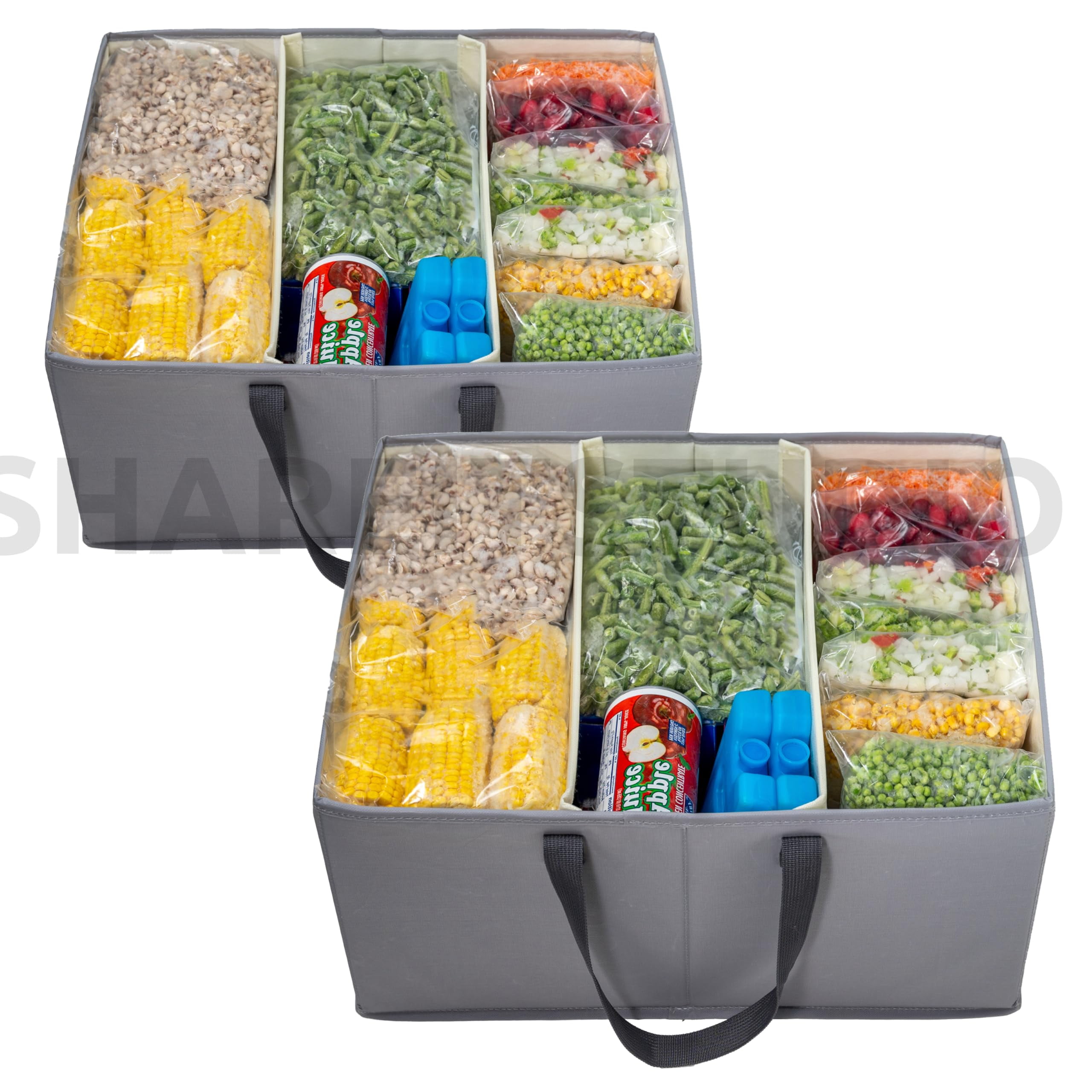 Collapsible Chest Freezer Organizer Bins,ORIGINAL FREEZER BIN ...