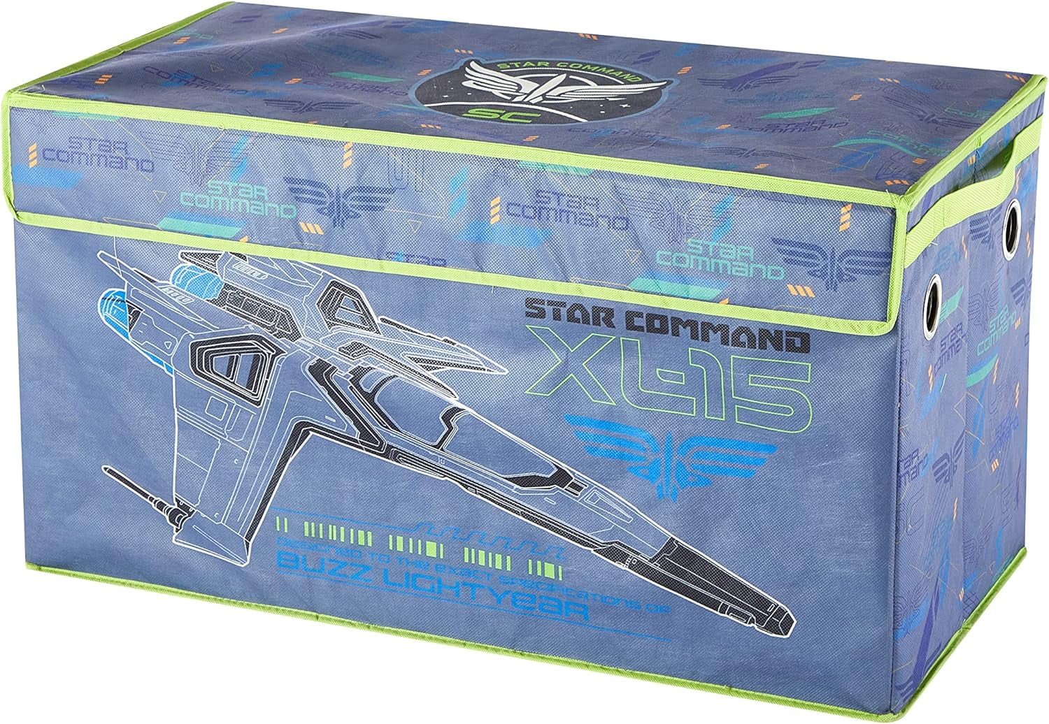 Collapsible Children's Toy Storage Trunk By Pixar Lightyear, Durable ...