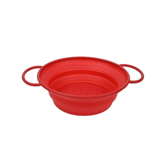 Collapsible Colander with Handle, Yghoky Colander with Handle Silicone ...