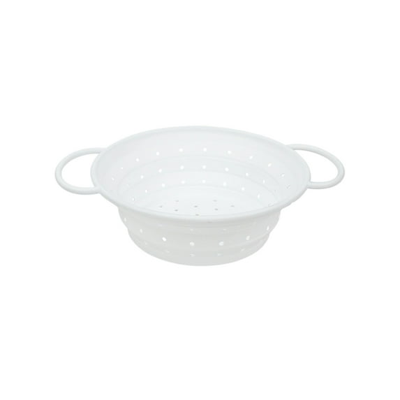 Collapsible Colander with Handle, Yghoky Colander with Handle Silicone ...