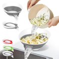 Collapsible Colander - Small Strainer Basket, Side-Drain Design ...