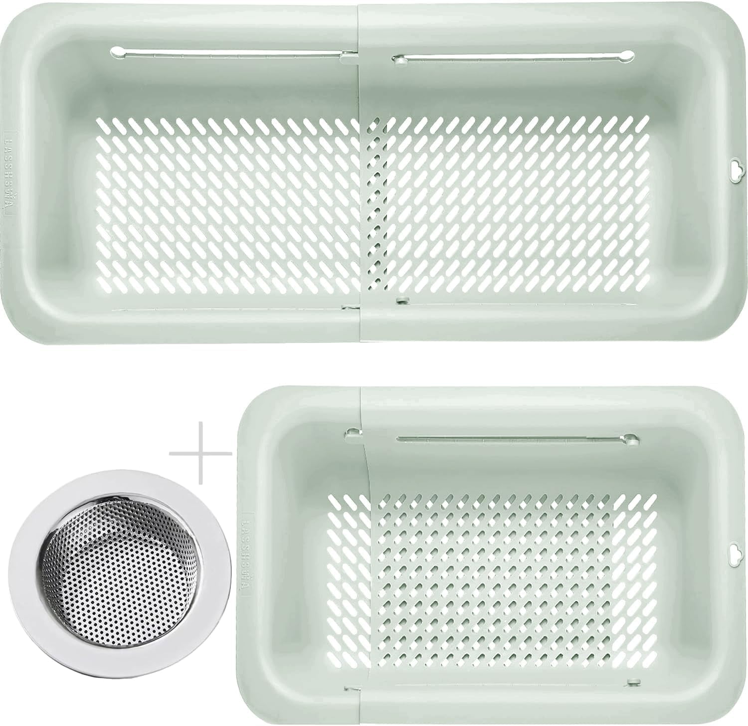 Collapsible Colander and Strainer for Kitchen, Over the Sink Strainer ...