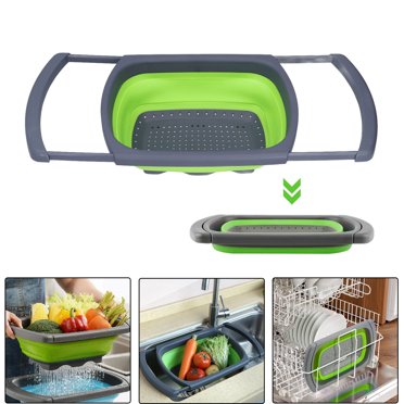 BAODELI - Premium Stainless Steel Oval Colander with Fine Mesh 6 Quart ...