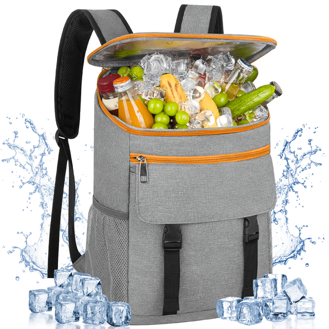 Collapsible Cooler Bag Insulated, Large Leakproof Soft Sided Portable ...