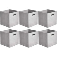 Pomatree Storage Cube Bins, 12x12 Bathroom Closet Organizer, Set of 6 ...