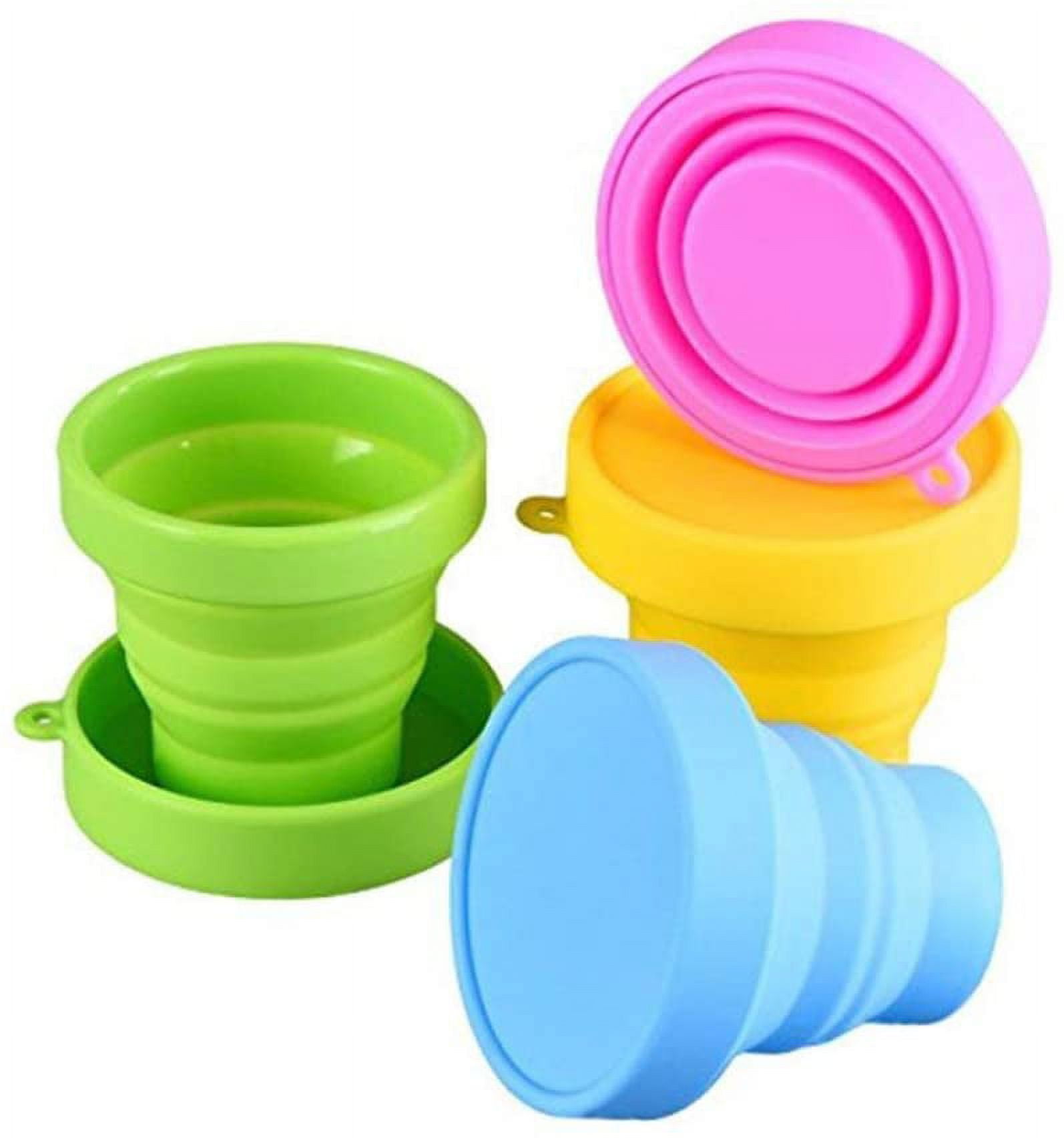 Collapsible Cup Compact Silicone, Reusable Food Grade Folding Mug with ...