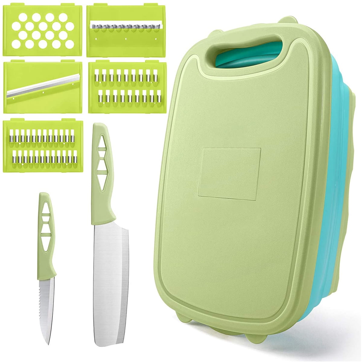 Collapsible Cutting Board Set 9 In 1 Multifunctional Cutting Board with ...