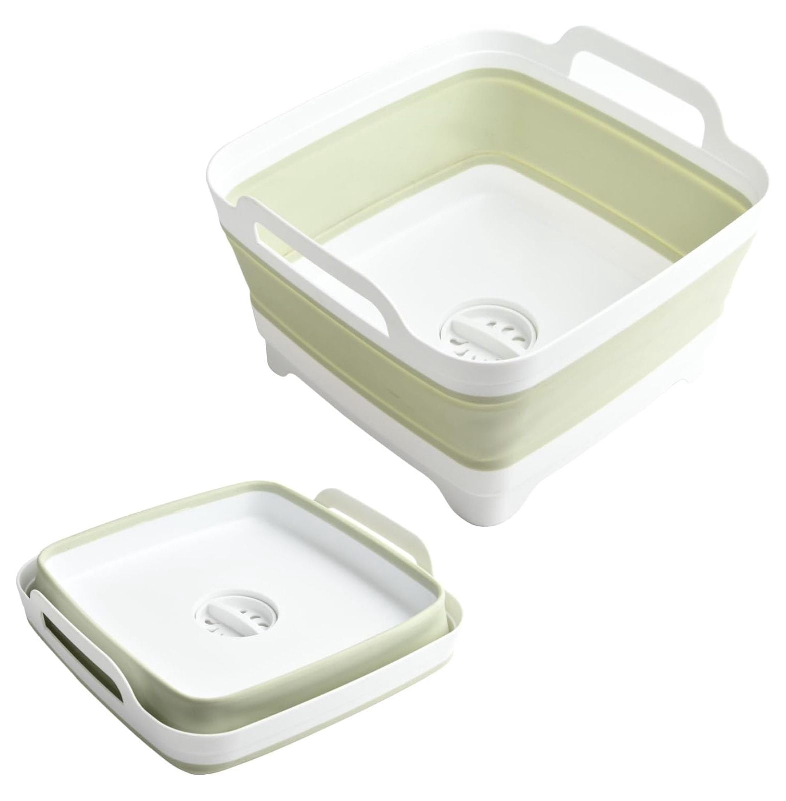 Collapsible Dish Basin，Dish Tub for Kitchen Sink,Collapsible Sink with ...