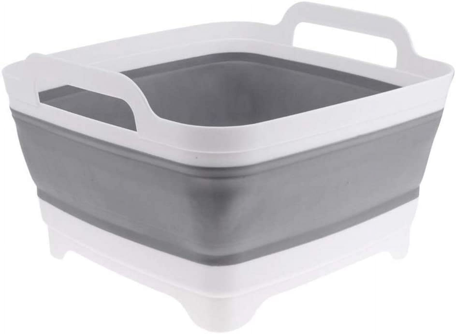 Collapsible Dish Pans Portable Washing Basin Dish Pan with Handle ...