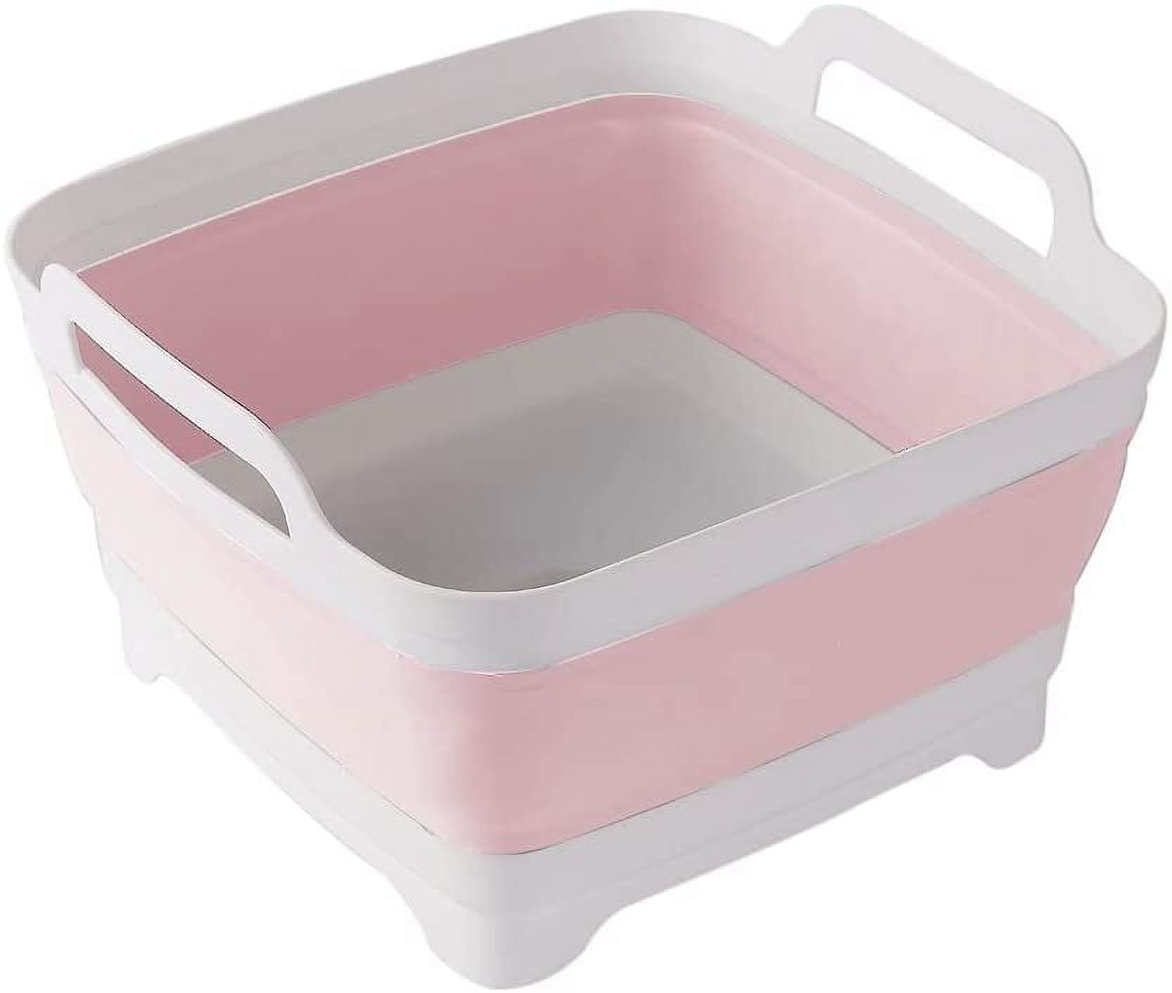 Collapsible Dish Pans Portable Washing Basin Dish Pan with Handle ...