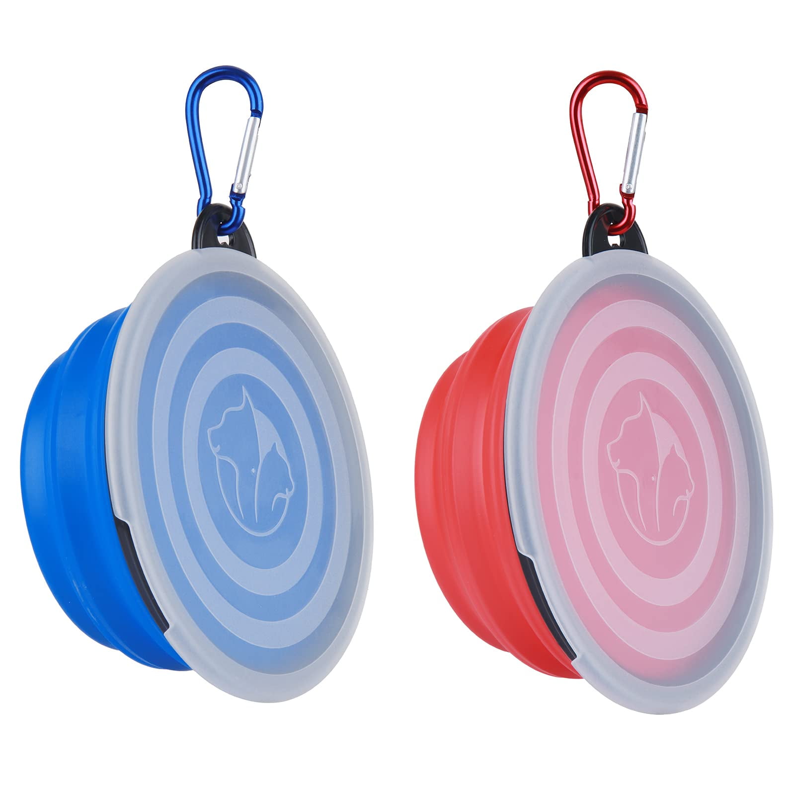 Collapsible Dog Bowl,2 Pack IRF13 Portable and Foldable Pet Travel ...