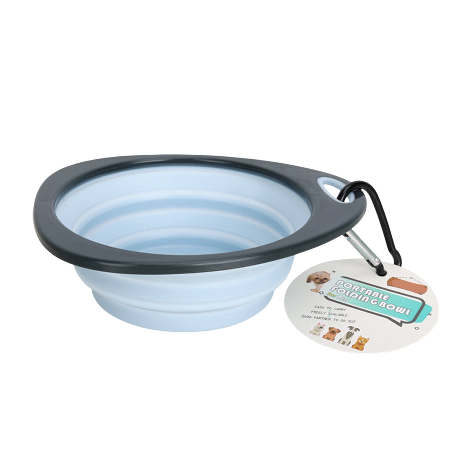 Collapsible Dog Food Bowls for Travel, Dog Portable Water Bowl for Dogs ...