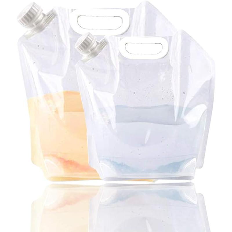 Collapsible Emergency Water Jug Container Bag, Freezable, BPA Free ...