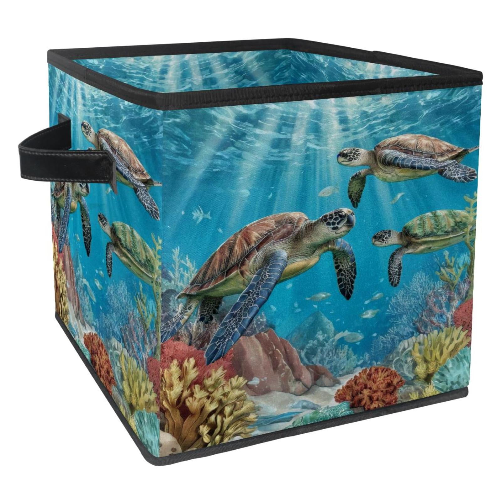 Collapsible Fabric Storage Bins Cube Storage Baskets Shelf Basket with ...