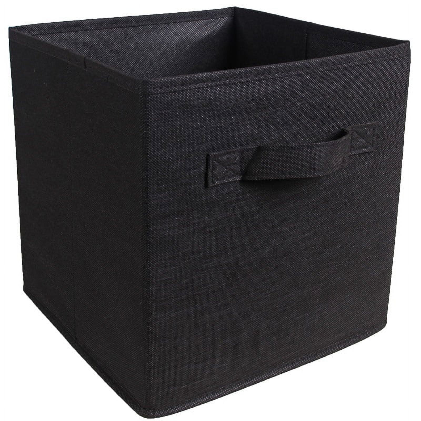 Collapsible Fabric Storage Cube Bin, Organizer Basket with Handle for ...