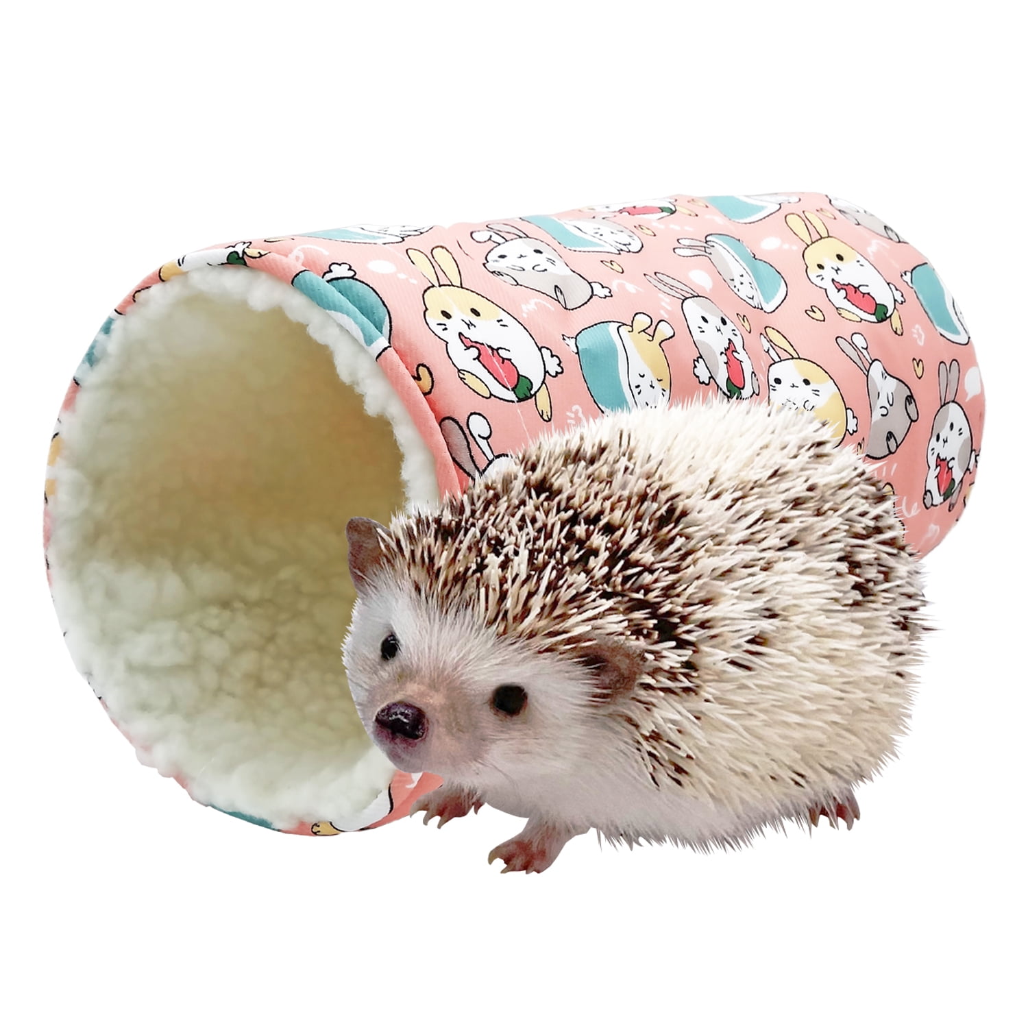 Collapsible Fleece Small Animal Tunnel Toy Tube for Hedgehogs Hamster ...