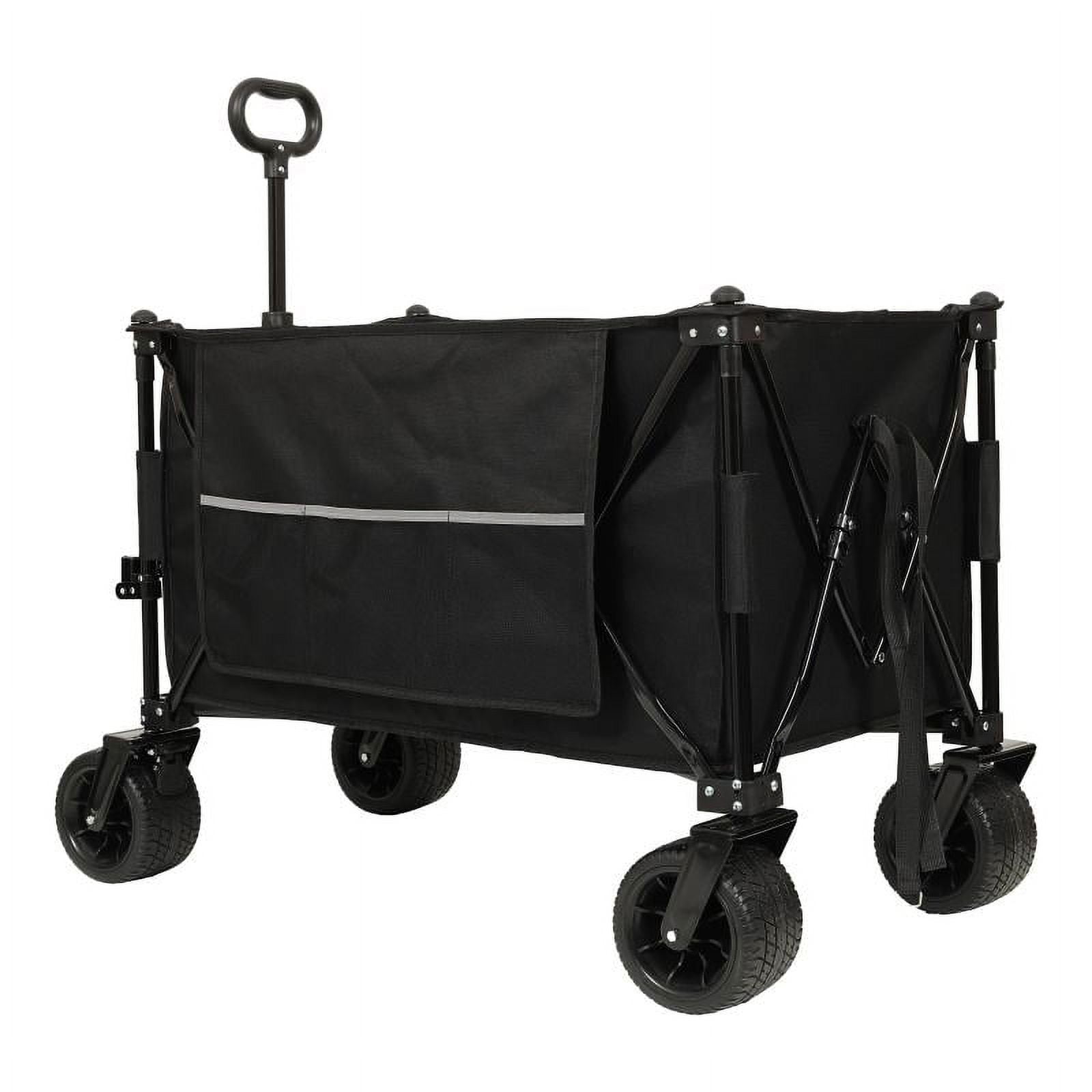 Collapsible Foldable Extended Wagon,480lbs Weight Capacity, Heavy Duty ...