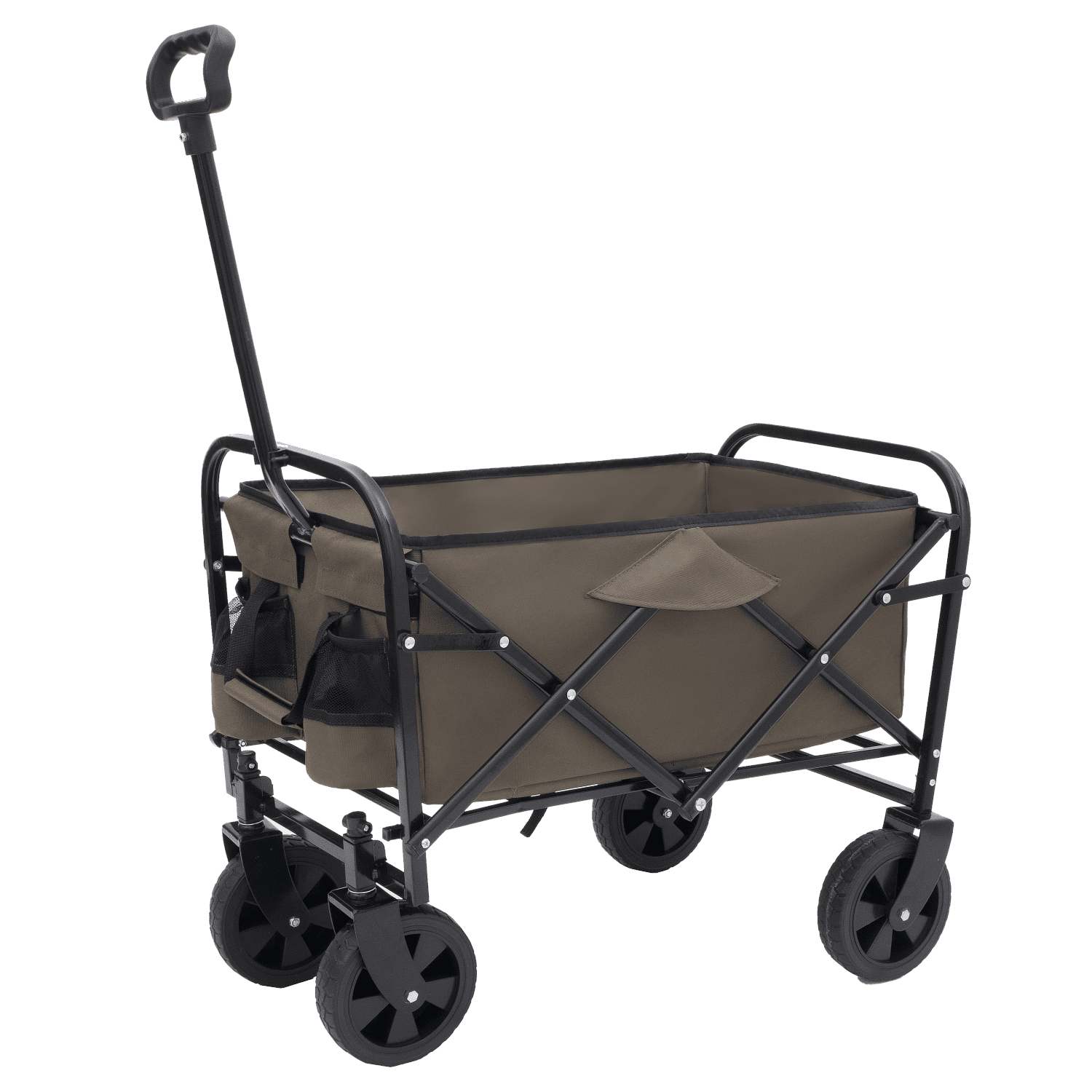 Collapsible Foldable Wagon Cart Heavy Duty Utility Wagon for Camping ...