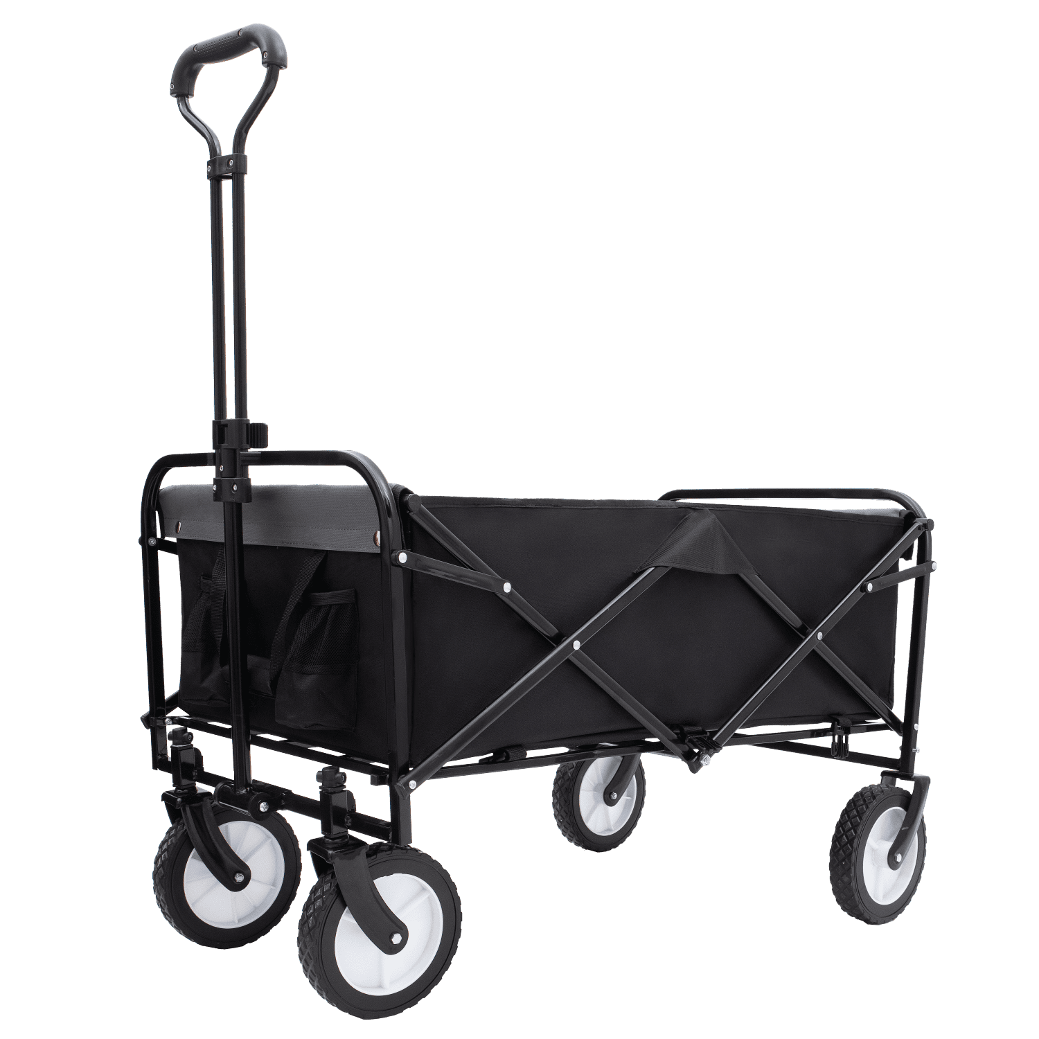 Collapsible Foldable Wagon Cart with strapping system Beach Wagon ...