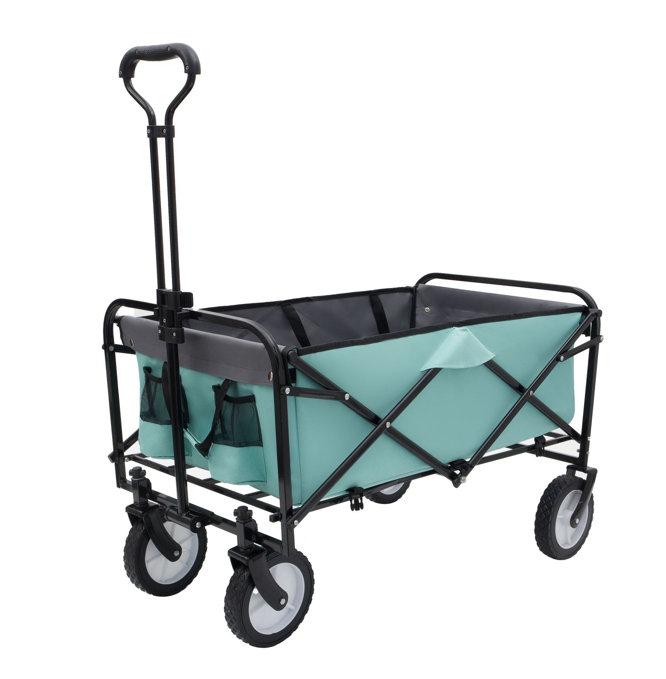 Collapsible Foldable Wagon Cart with strapping system Beach Wagon ...