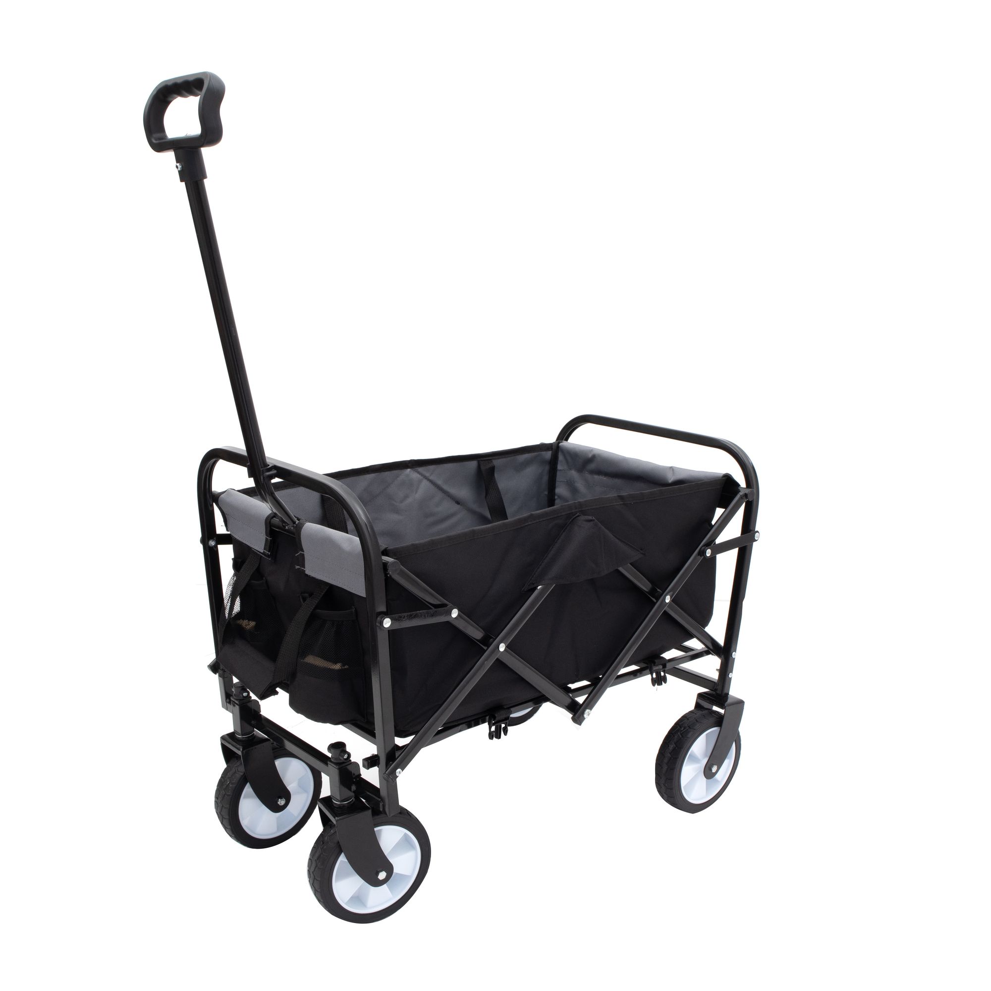 Collapsible Foldable Wagon Cart with strapping system, Beach Wagon ...