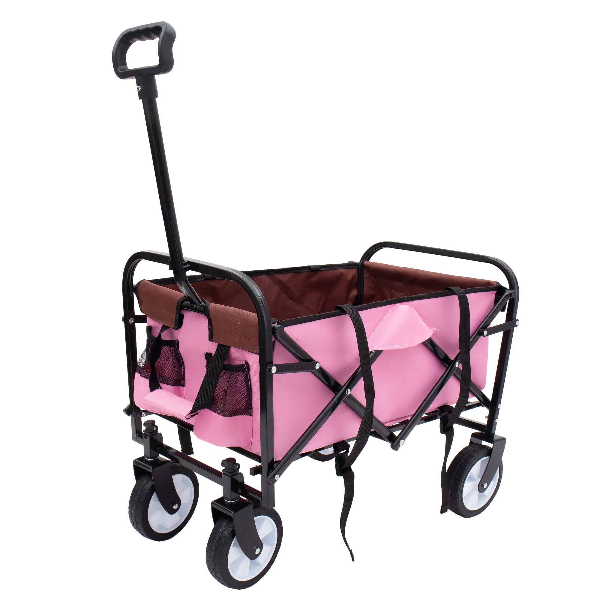 Collapsible Foldable Wagon Cart with strapping system Folding Beach ...